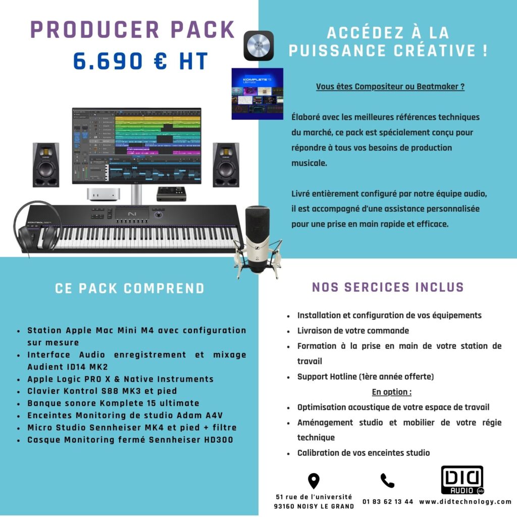 Producer Pack – Pour les compositeurs/Beatmaker ! - DID Technology